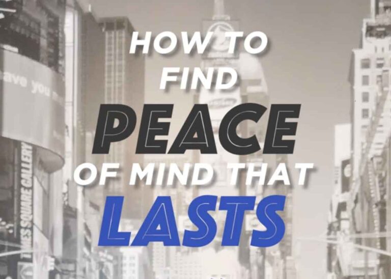 How To Find Peace Of Mind That Lasts – APC Ministries